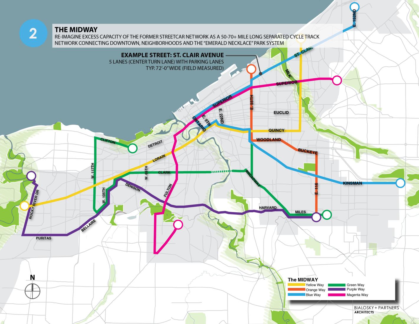 The Plan to Build Bicycle Highways Where Cleveland's Streetcars Once ...