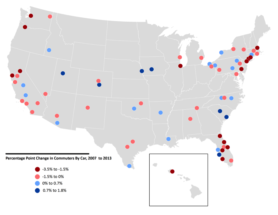 Census Data Shows How Much Less Millennials and Gen-Xers Commute by Car ...