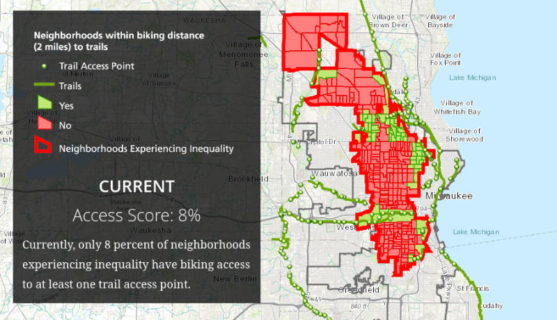 Highlighting the Inequity of Access to Good Bicycling Infrastructure in ...