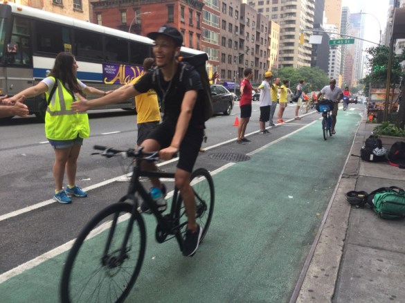 Activists Form Chains of "Human Bollards" to Demand Protected Bike ...