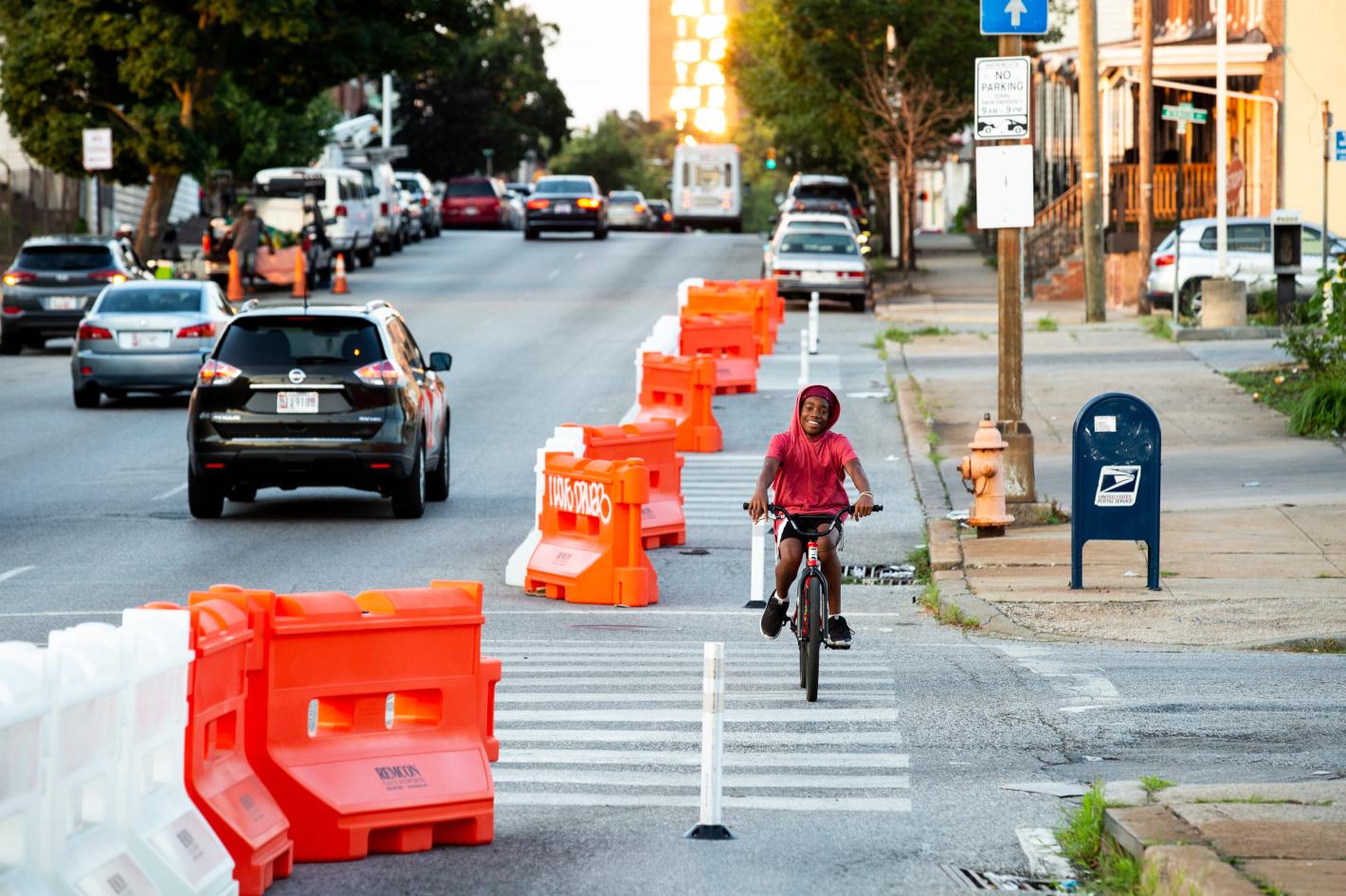Baltimore's Super Quick Fix for a Dangerous Road — Streetsblog USA
