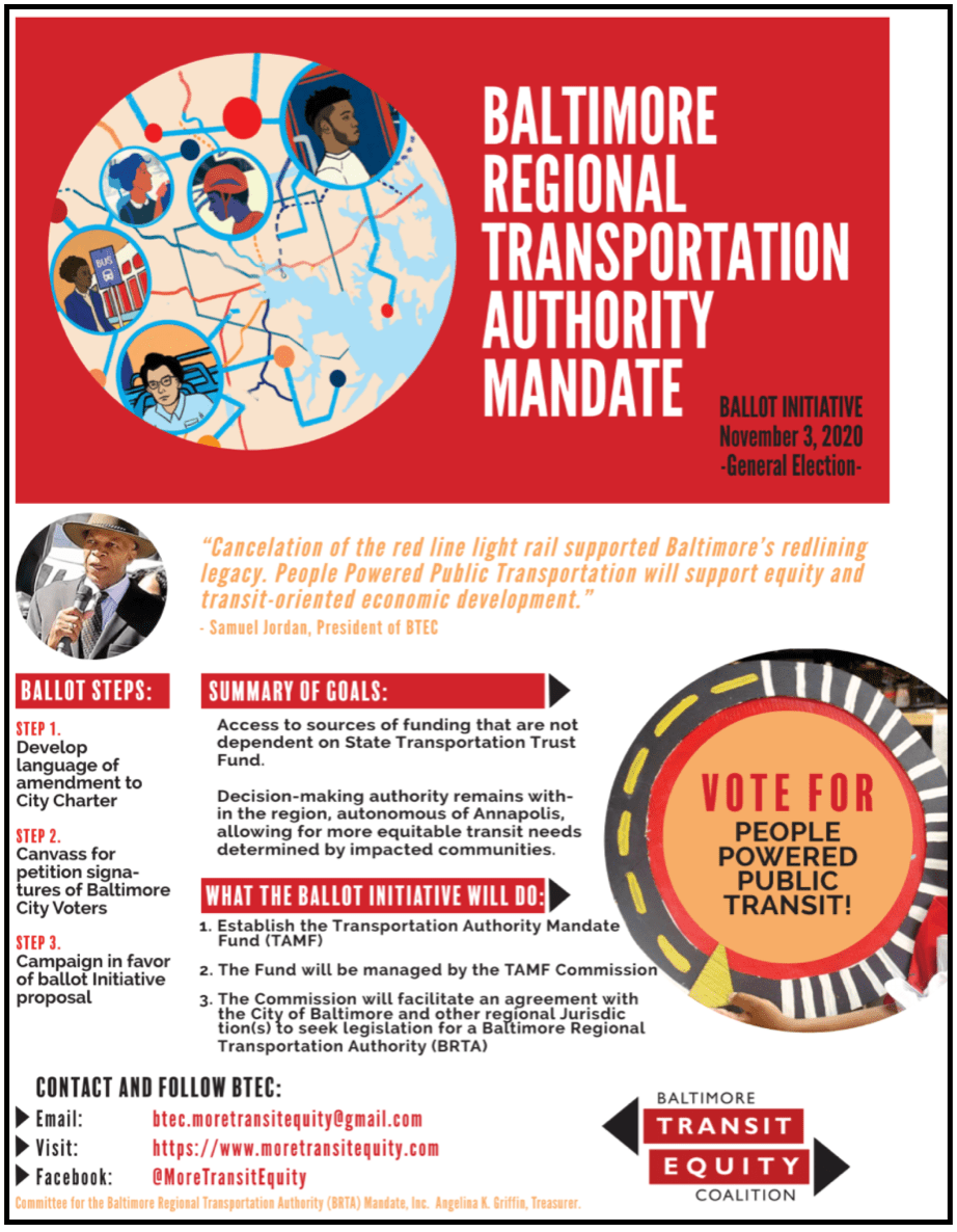 Op Ed: Why Baltimore Needs Its Own RTA To Achieve Real Transit Justice ...