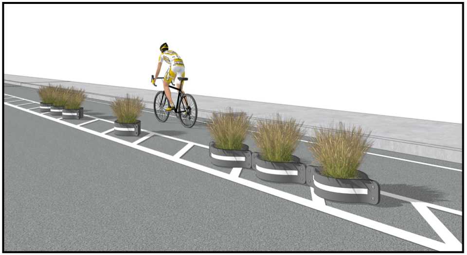Protected Bike Lanes that Any City Can Afford — Streetsblog USA