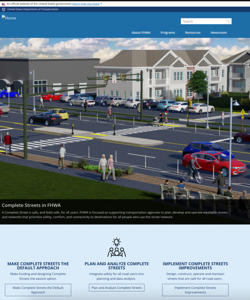 'Complete Streets' Webpage Falls Prey To Trump Purge — Streetsblog USA